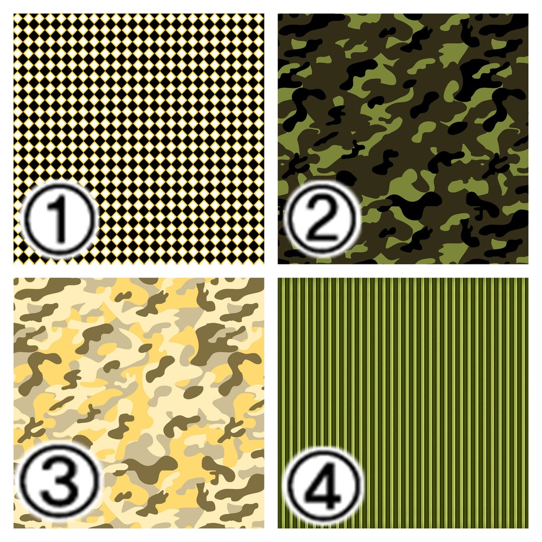 Craft Vinyl HTV Prints Vinyl Prints Sheet Size 12"x12" Heat Transfer ...