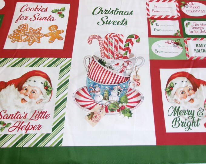 Peppermint Candy Christmas Fabric - Northcott - by the Yard - Etsy
