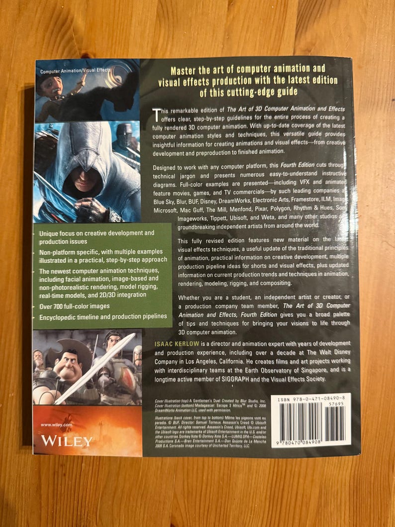 The Art of 3D Computer Animation and Effects Book - Etsy