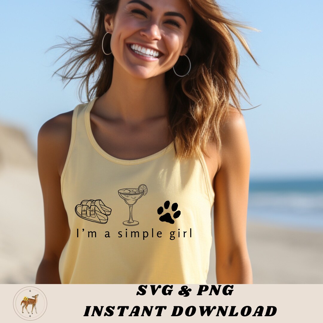 I'm a Simple Girl Logo/ SVG /PNG Files / Digital Download / Day ...