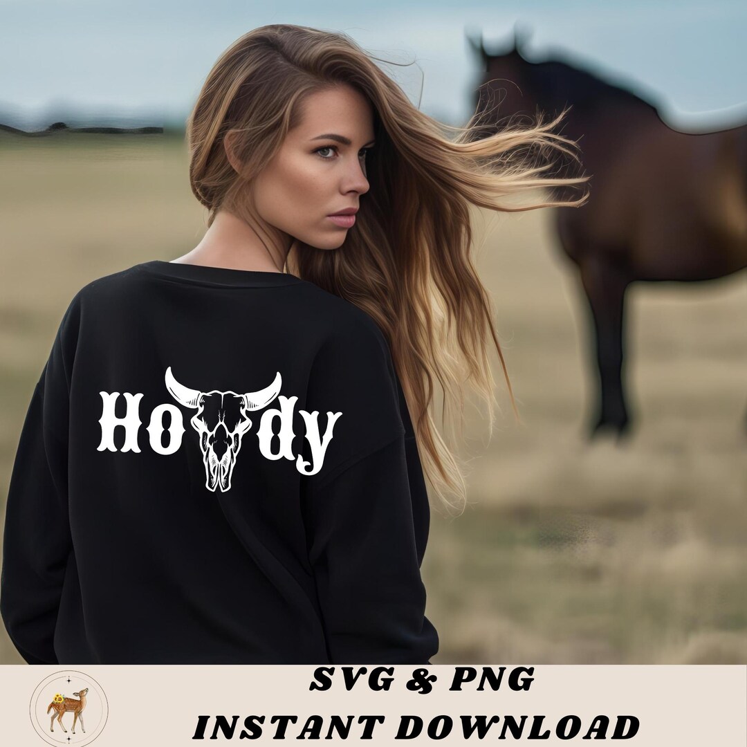 Howdy Skull Logo / SVG / PNG /trending / Cowgirl / Digital Download ...