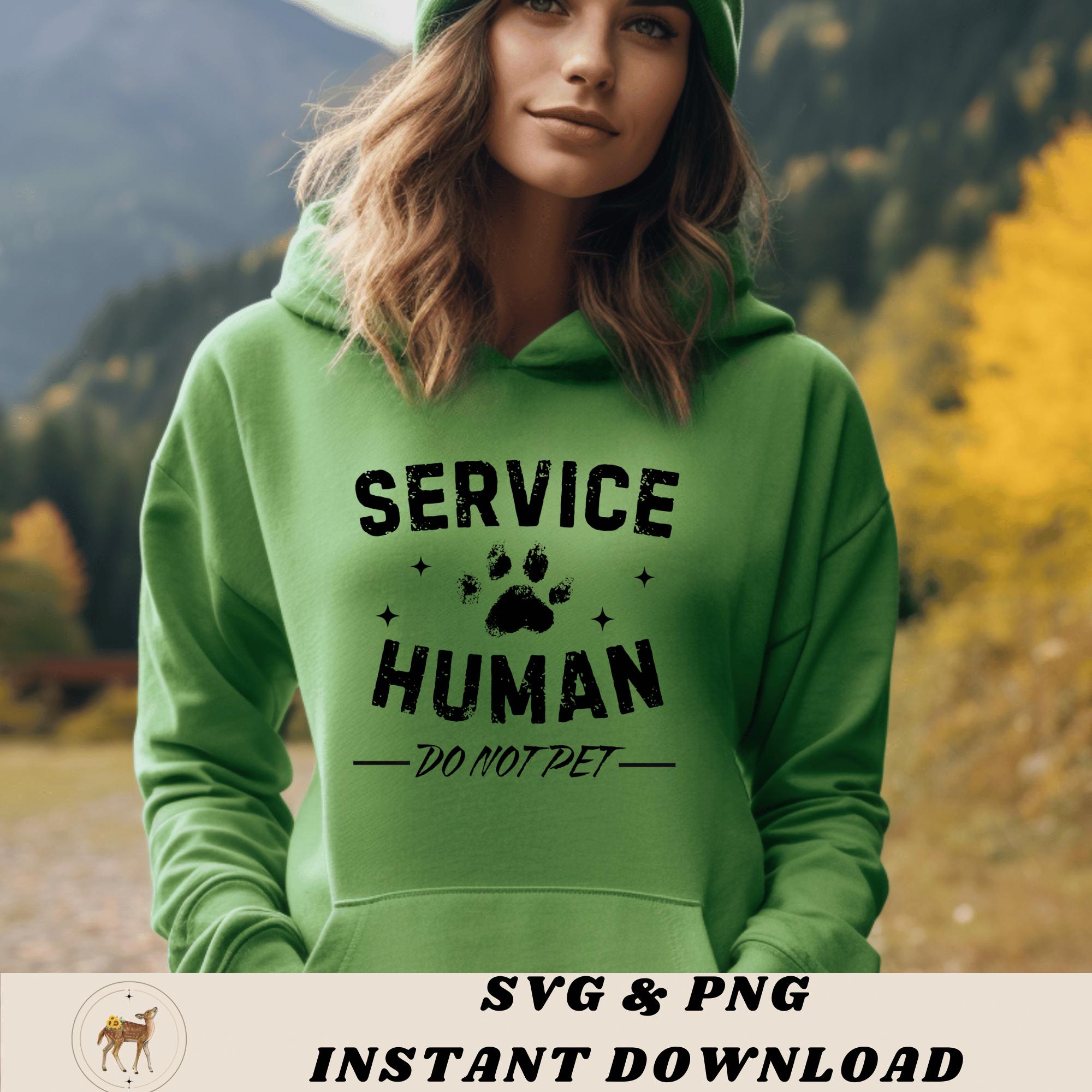 Service Human Do Not Pet Logo / SVG / PNG /trending /doglover / Digital Download /svgs / Dogs ...