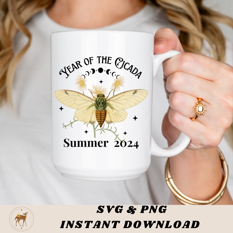 Year of the Cicada Logo/ SVG /PNG Files / Digital Download / Cicada ...