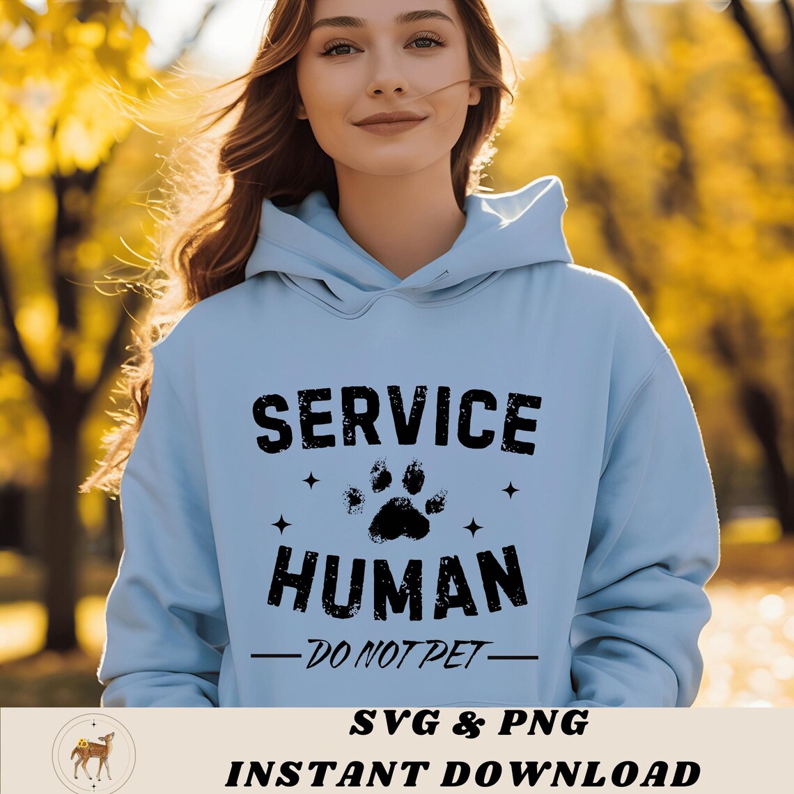 Service Human Do Not Pet Logo / SVG / PNG /trending /doglover / Digital Download /svgs / Dogs ...