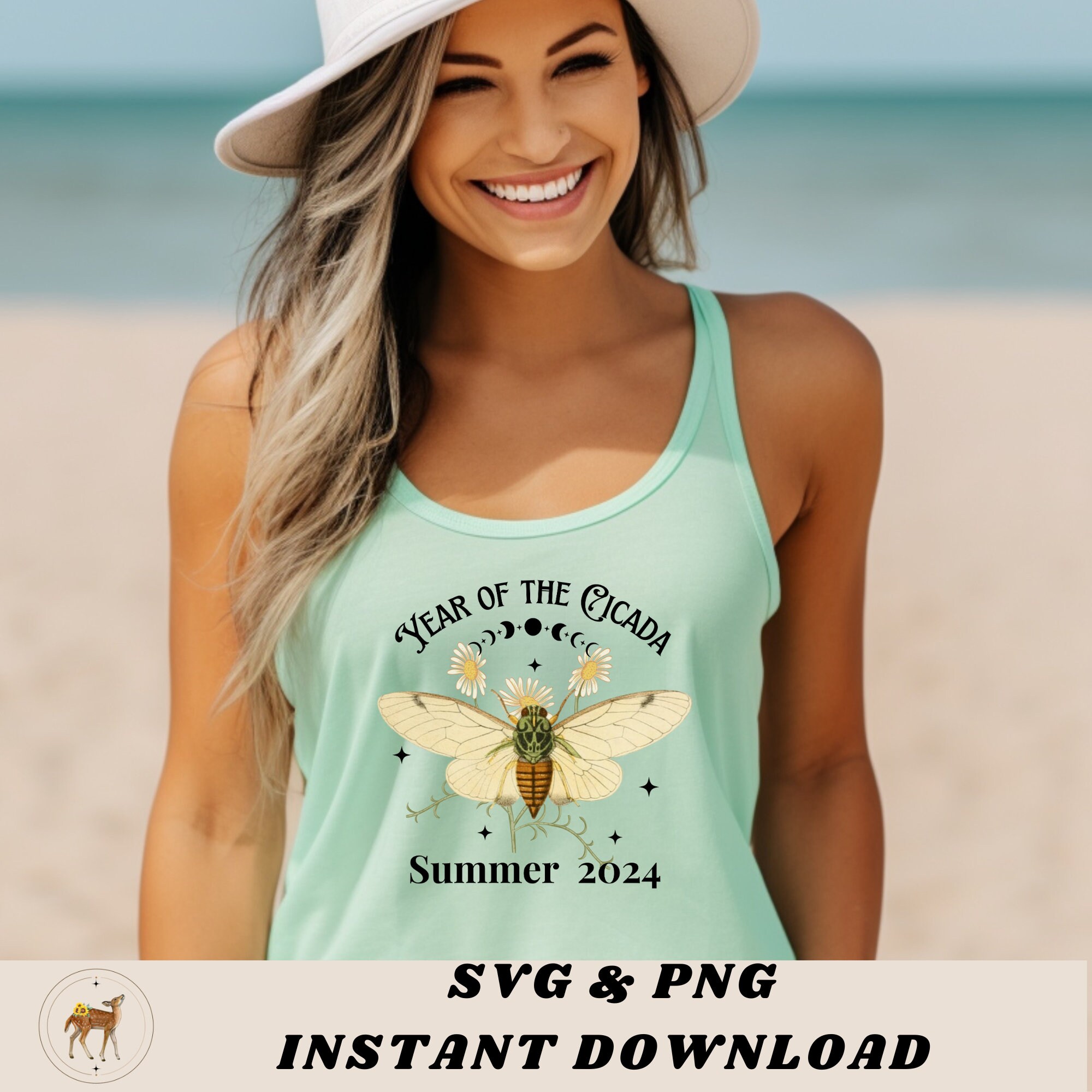 Year of the Cicada Logo/ SVG /PNG Files / Digital Download / Cicada ...