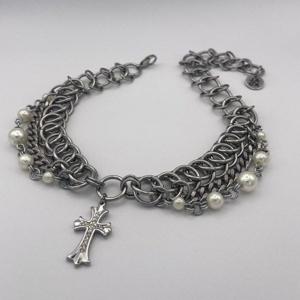 Chainmail Cross - Etsy