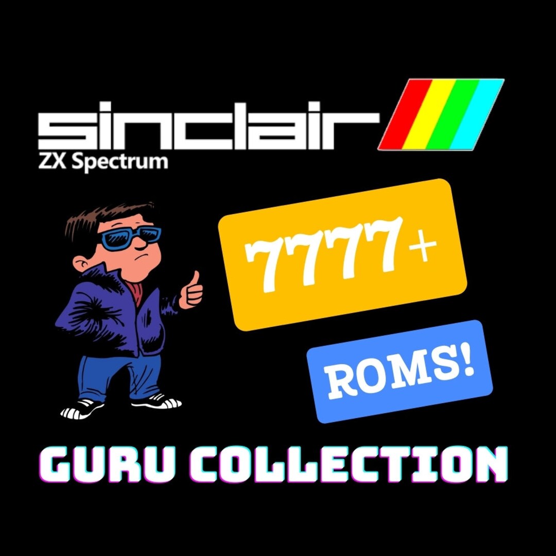 Sinclair ZX Spectrum: 7777 Roms GURU Collection games, Books, Magazines ...