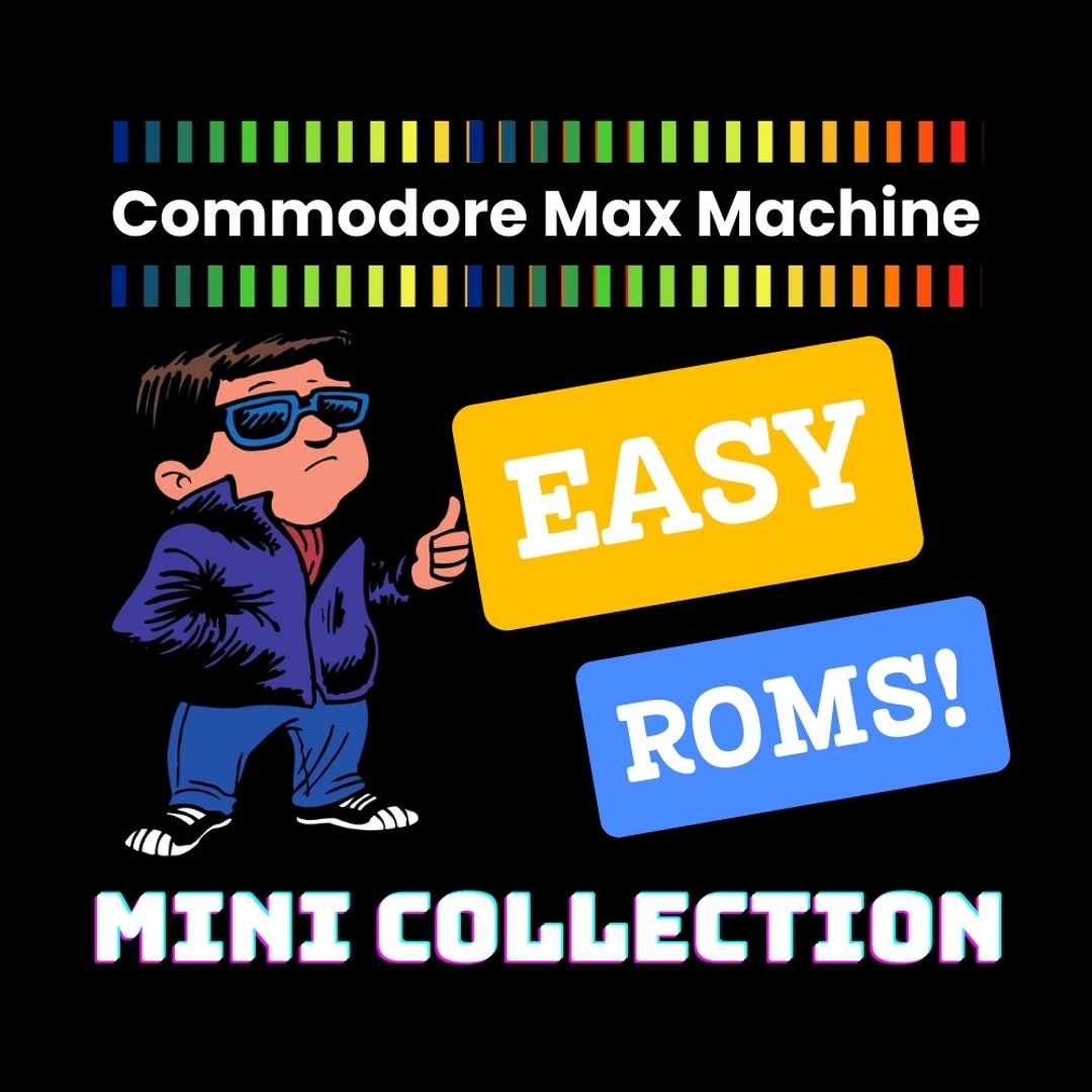 Commodore Max Machine ultimax/vc-10/vic-10 Easy Roms Mini Collection ...