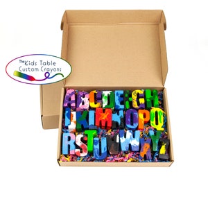 Alphabet Crayon Set in the Shape of the Letters of the Alphabet, Can ...