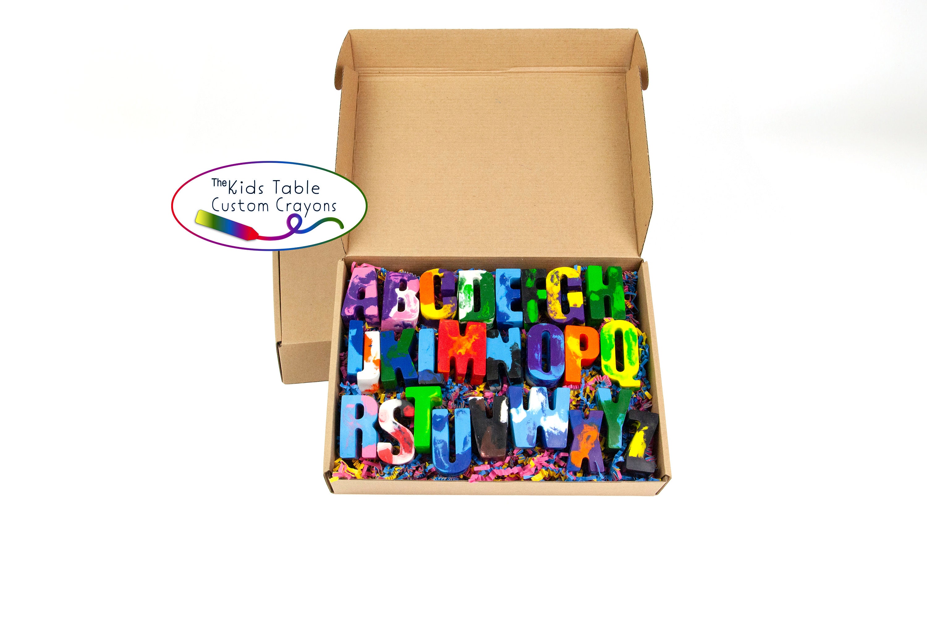 Alphabet Crayon Set in the Shape of the Letters of the Alphabet, Can ...