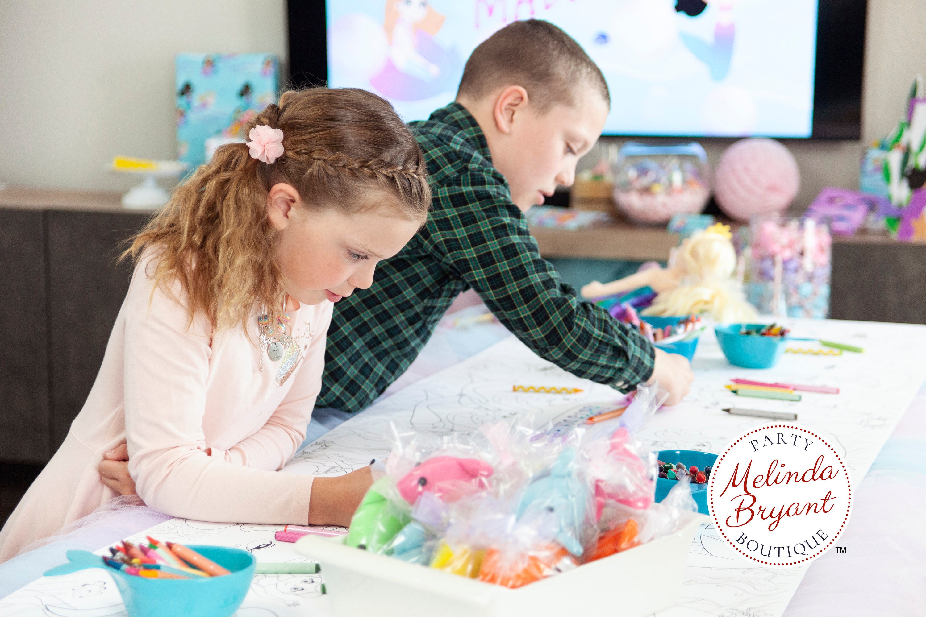 Jumbo Size Mermaid Theme Crayons, Mermaid Tales and Starfish, Can Come ...