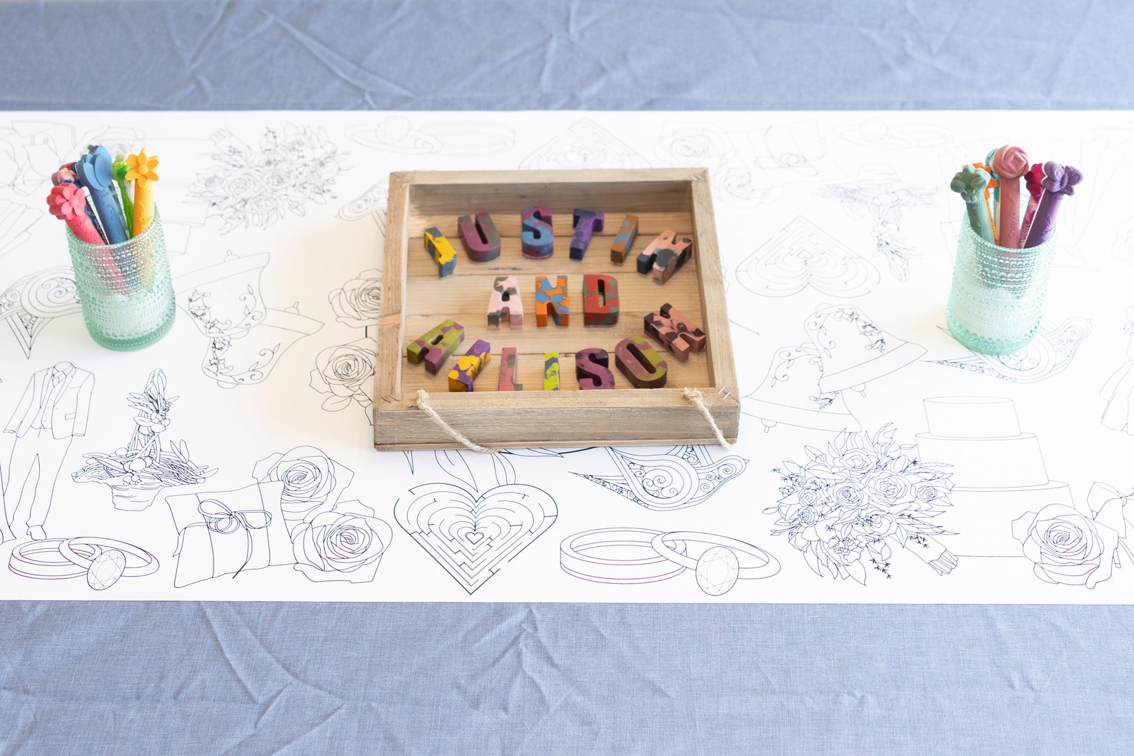 Name Crayons, Letters in Crayon, Customize by Choosing Style and Color ...