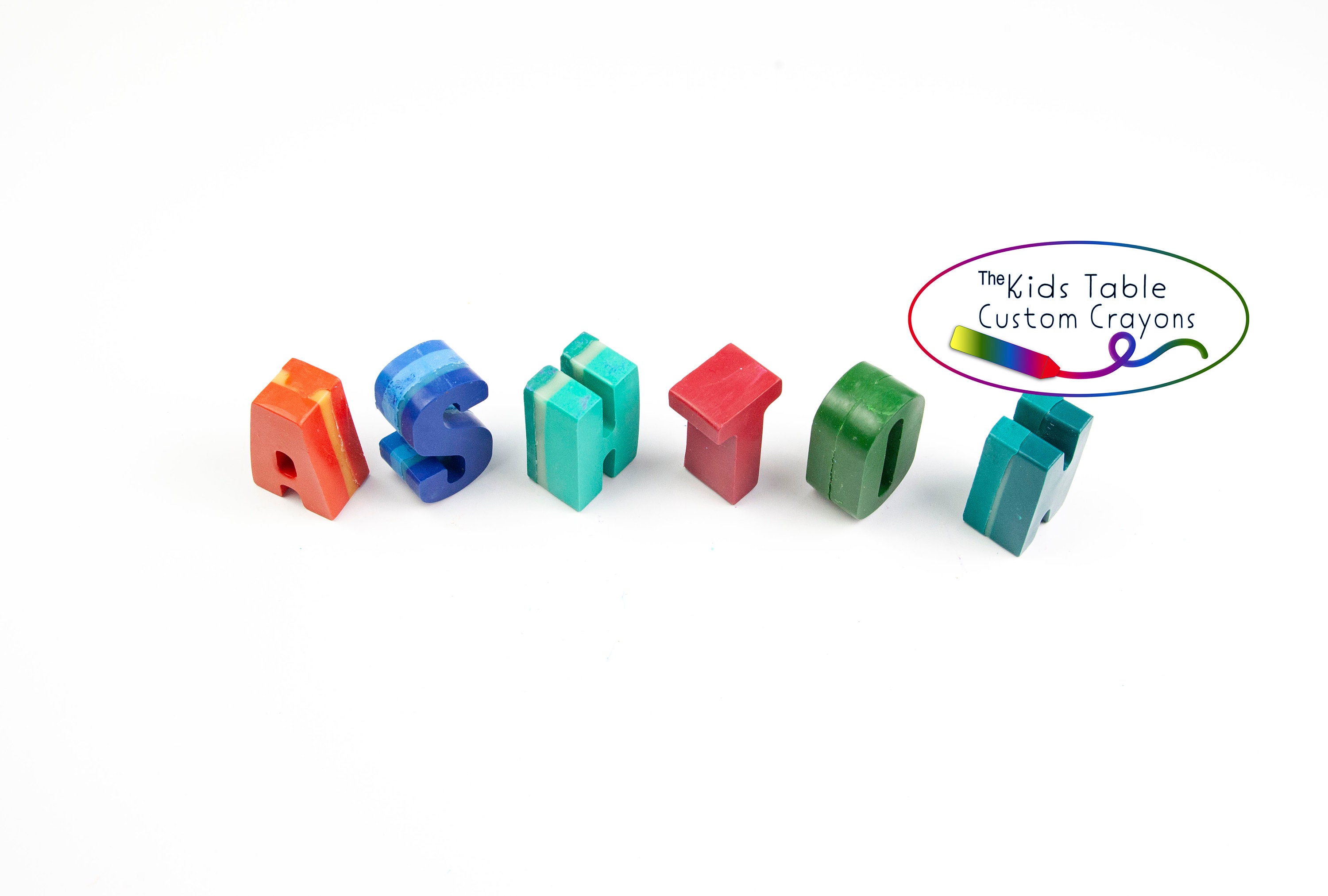 Name Crayons, Letters in Crayon, Customize by Choosing Style and Color ...