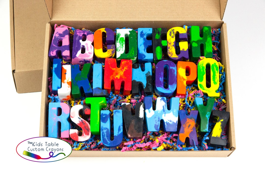 Alphabet Crayon Set, Price is for 1 Full Alphabet Set (26 Letters ...