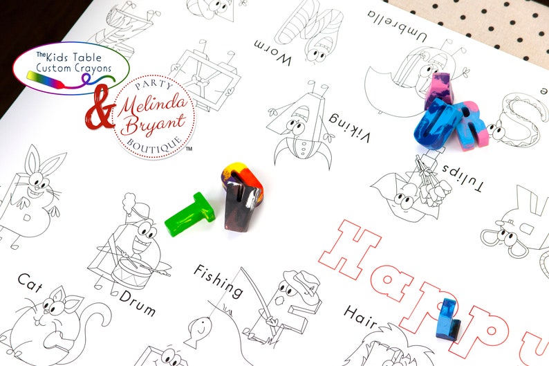 Alphabet Crayon Set in the Shape of the Letters of the Alphabet, Can ...