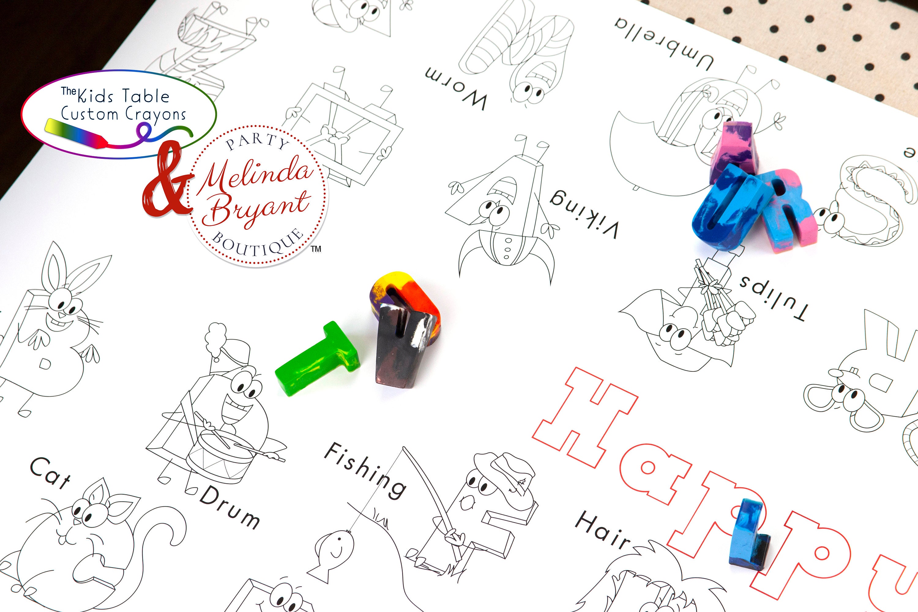 Alphabet Crayon Set, Price is for 1 Full Alphabet Set (26 Letters ...