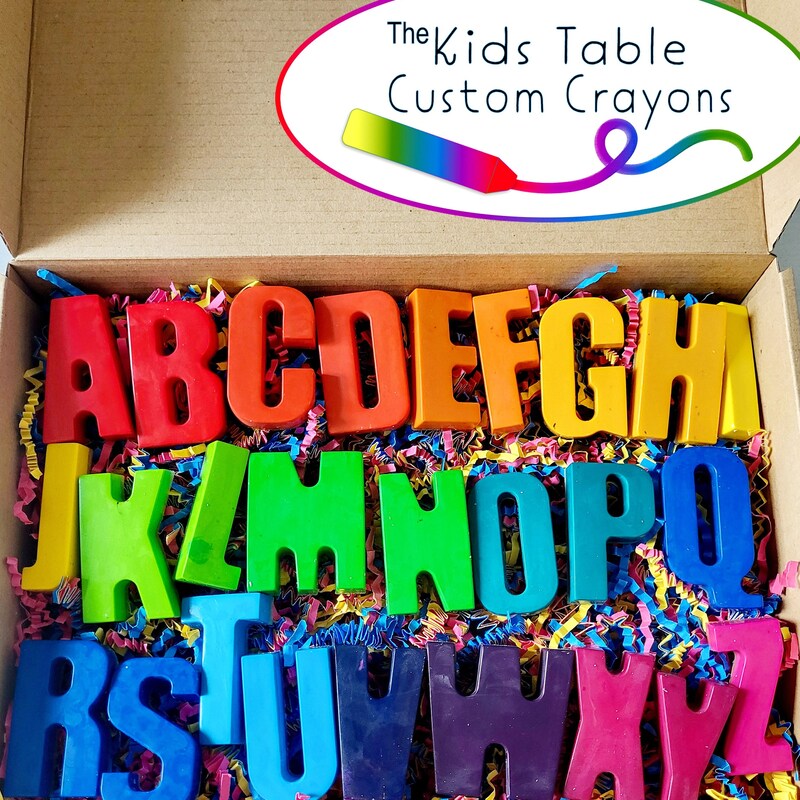 Letter Crayon - Etsy