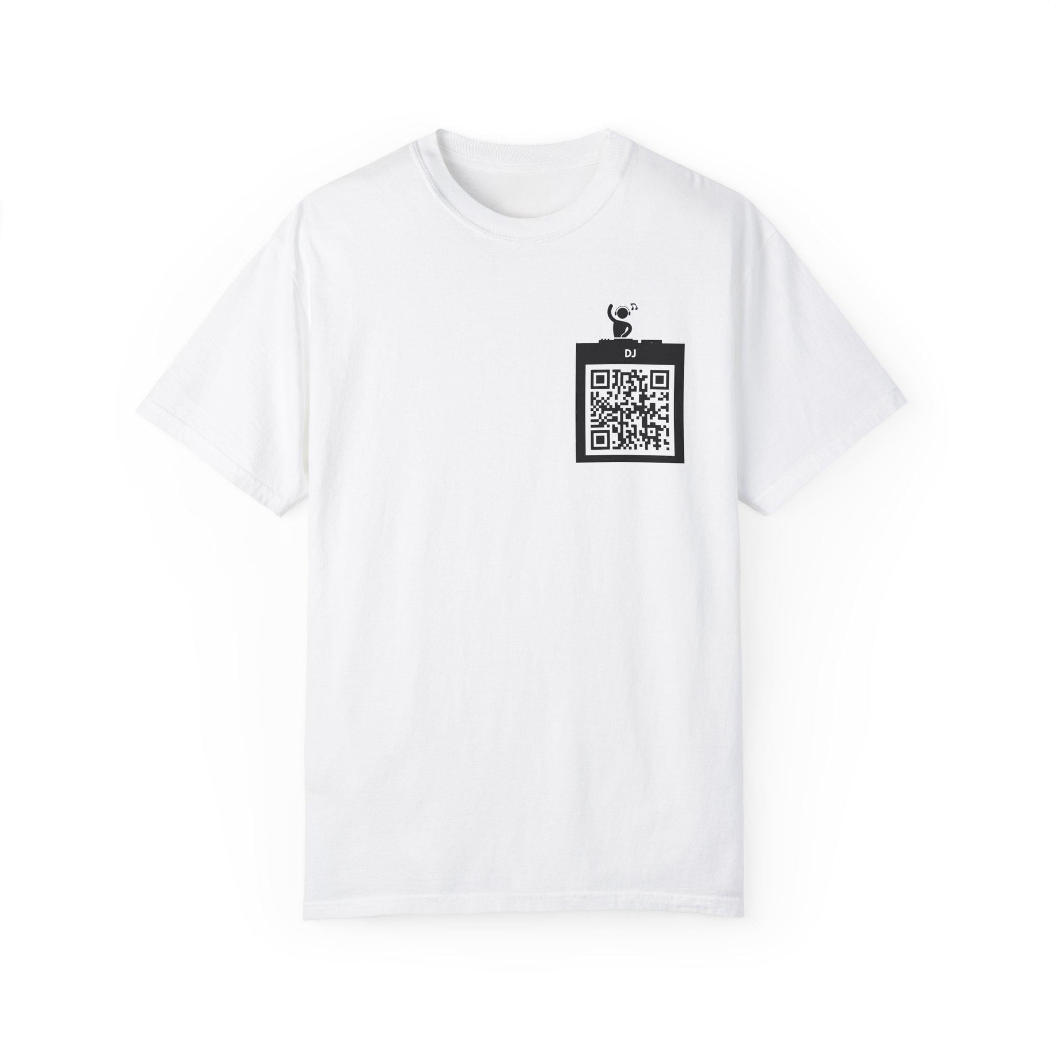 Personalized DJ Shirt: Custom QR Code, Comfort Colors Tee - Etsy