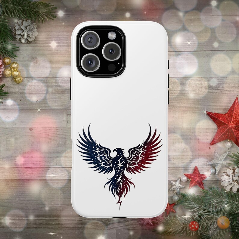 American Flag Phoenix Phone Case: Patriotic Bird Cover - Etsy