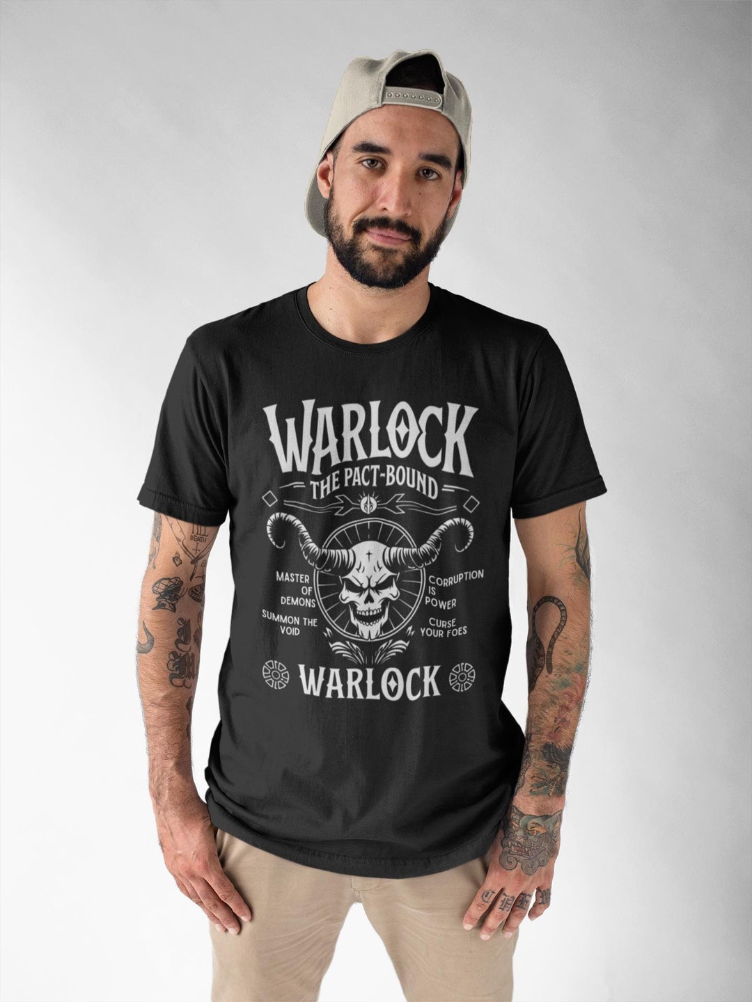 Warlock Shirt, Warcraft, Dungeons and Dragons, Gamer Gifts, Gamer Shirt, MMORPG Warlock Shirt ...