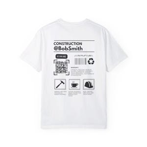 Construction Worker Shirt, Advertise Work Crew Shirts, Employee Work ...