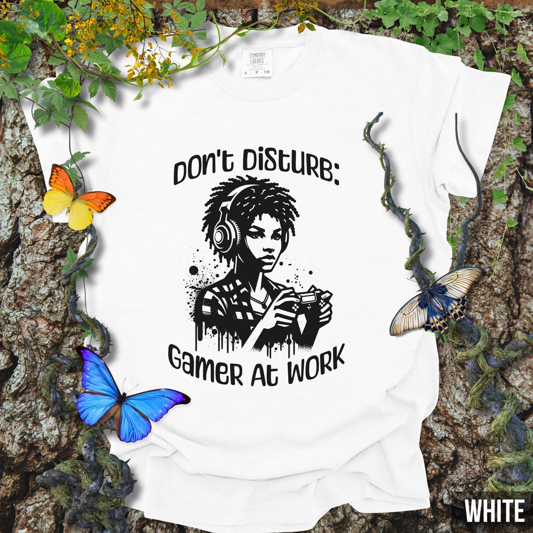 Cool Girl Gamer at Work Shirt Girl Gamer T-shirt Twitch Streamer Shirt ...