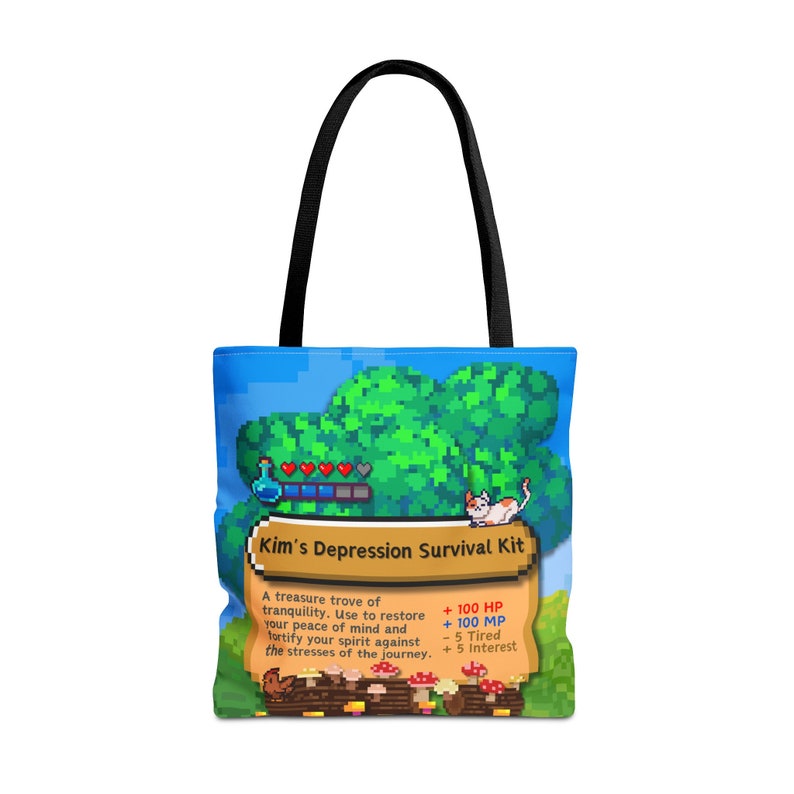 Personalized Depression Survival Kit Tote Bag – Mental Health Gift - Etsy