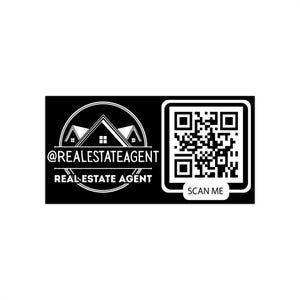 Custom Real Estate Agent QR Code Bumper Sticker: Realtor Marketing - Etsy