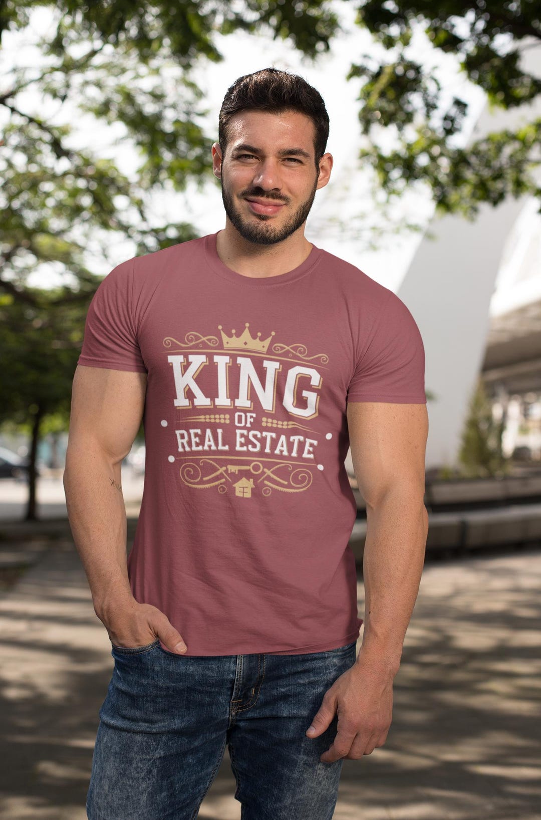 King of Real Estate Agent Shirt, Real Estate Agent Shirt for Men ...