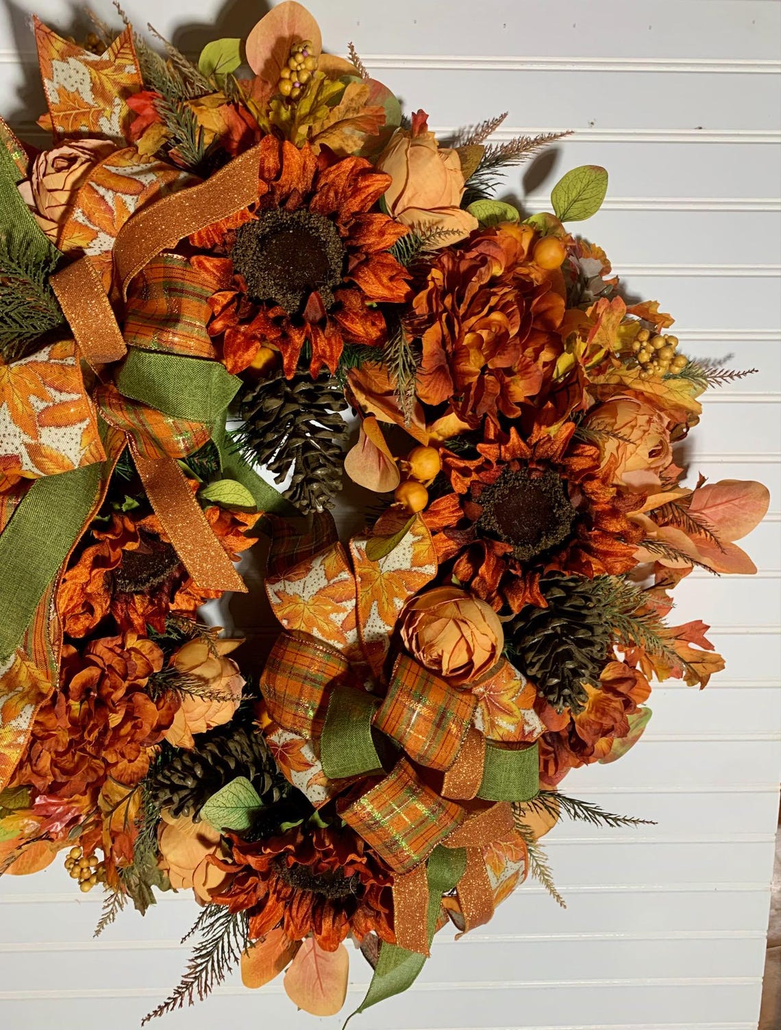 Fall Wreath, Harvest Wreath, Fall Floral Wreath, Thanksgiving Wreath ...