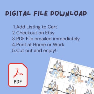 Printable Bluey Trivia Questions for Bluey Super Fans! Instant Download ...