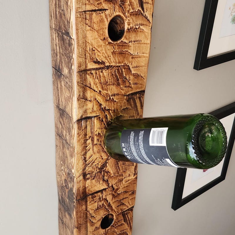 Barn Wood Wine Rack - Etsy