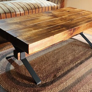 Handcrafted Farmhouse Coffee Table - Rustic - Etsy