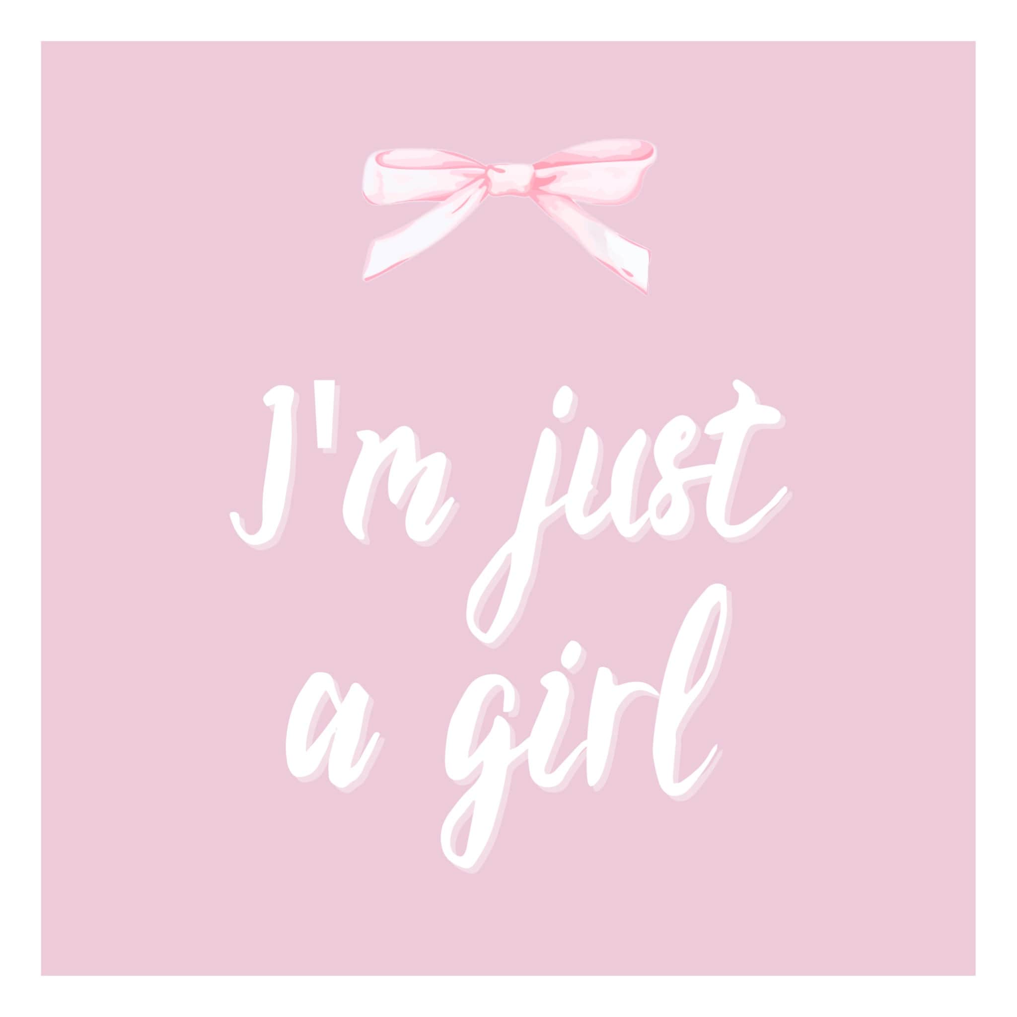 I’m Just a Girl Art - Etsy