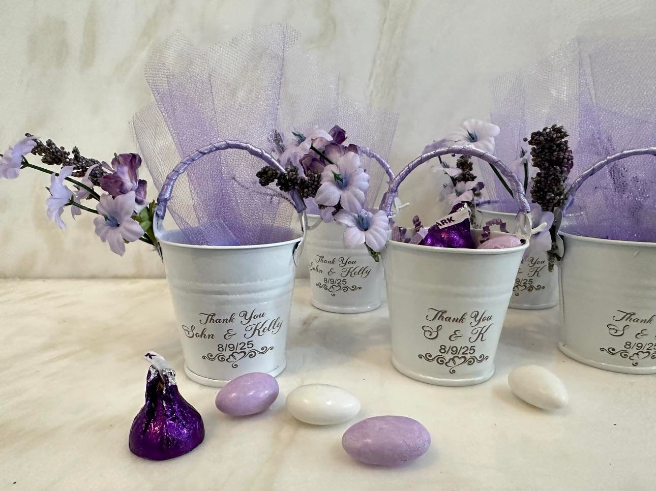 Lilac Wedding Favors, Luxury Favors, Purple Party Favors, Custom ...