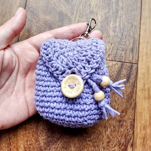 Mini Crochet Keychain Pouch Pattern: Beginner Friendly (PDF Download ...
