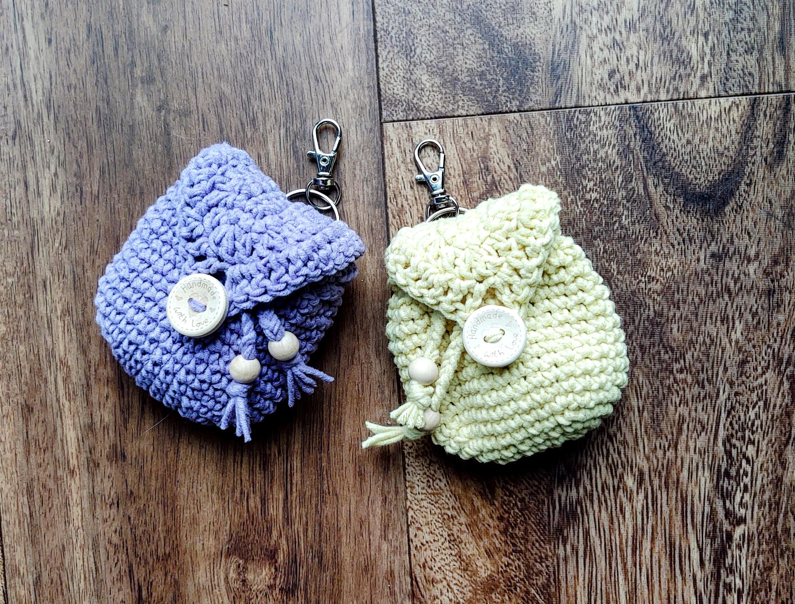 Mini Crochet Keychain Pouch Pattern: Beginner Friendly (PDF Download ...