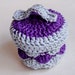 Crochet Pattern 3-in-1 Storage Boxes With Lids - Etsy