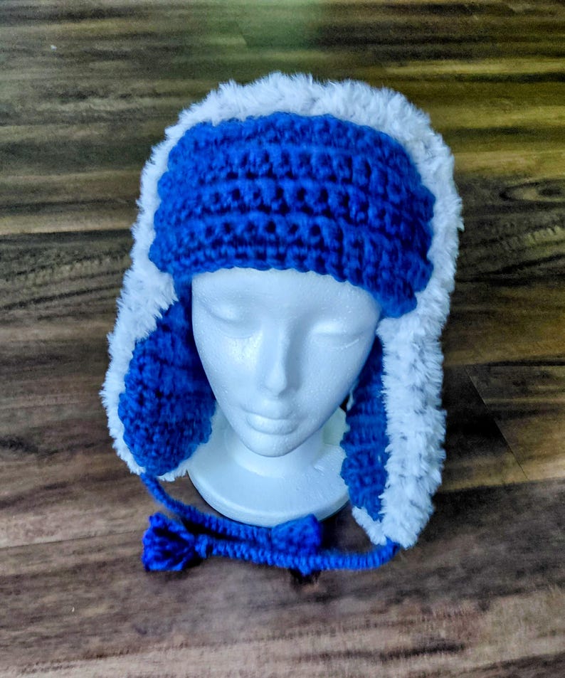 Ushanka Winter Trapper Hat Crochet Pattern - PDF Download Only. Kids ...