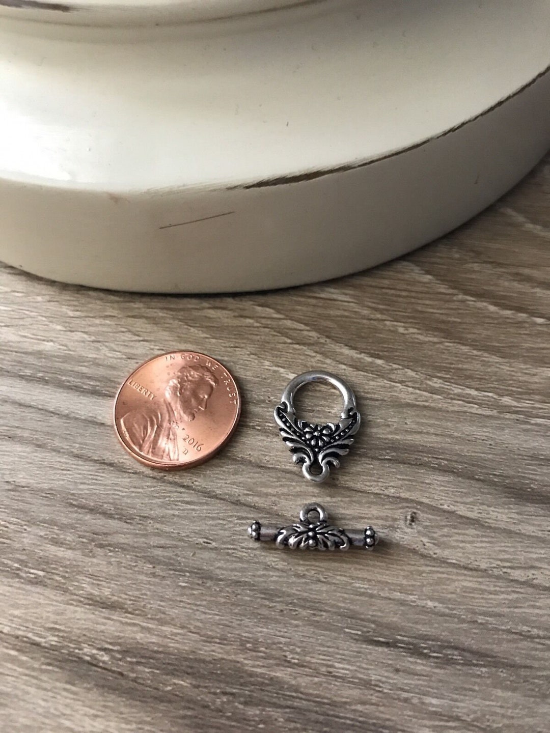 Nouveau étain sans plomb Oxydé Silver Tone Décoratif FLOWER - Etsy France