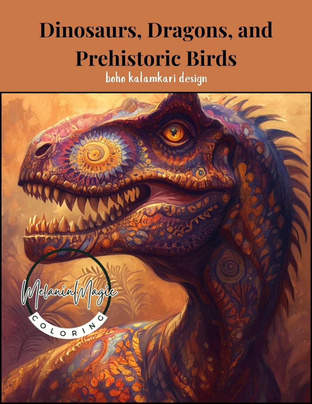 Dinosaurs, Dragons, and Prehistoric Birds Coloring Book, All Ages ...