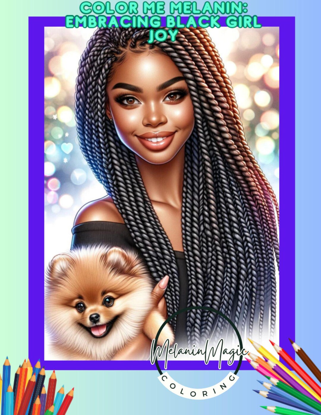 Color Me Melanin Coloring Pages, Color Me Melanin Coloring, Black Women ...