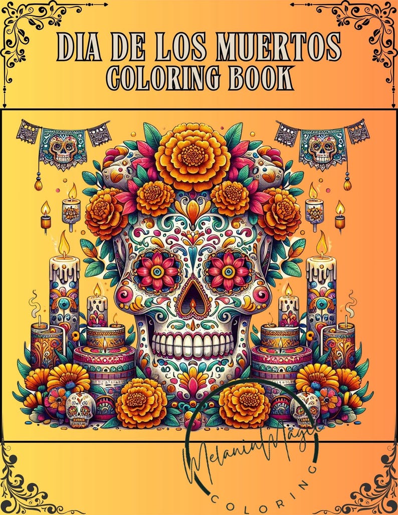 Vibrant Traditions: A Dia De Los Muertos Coloring Book - Etsy