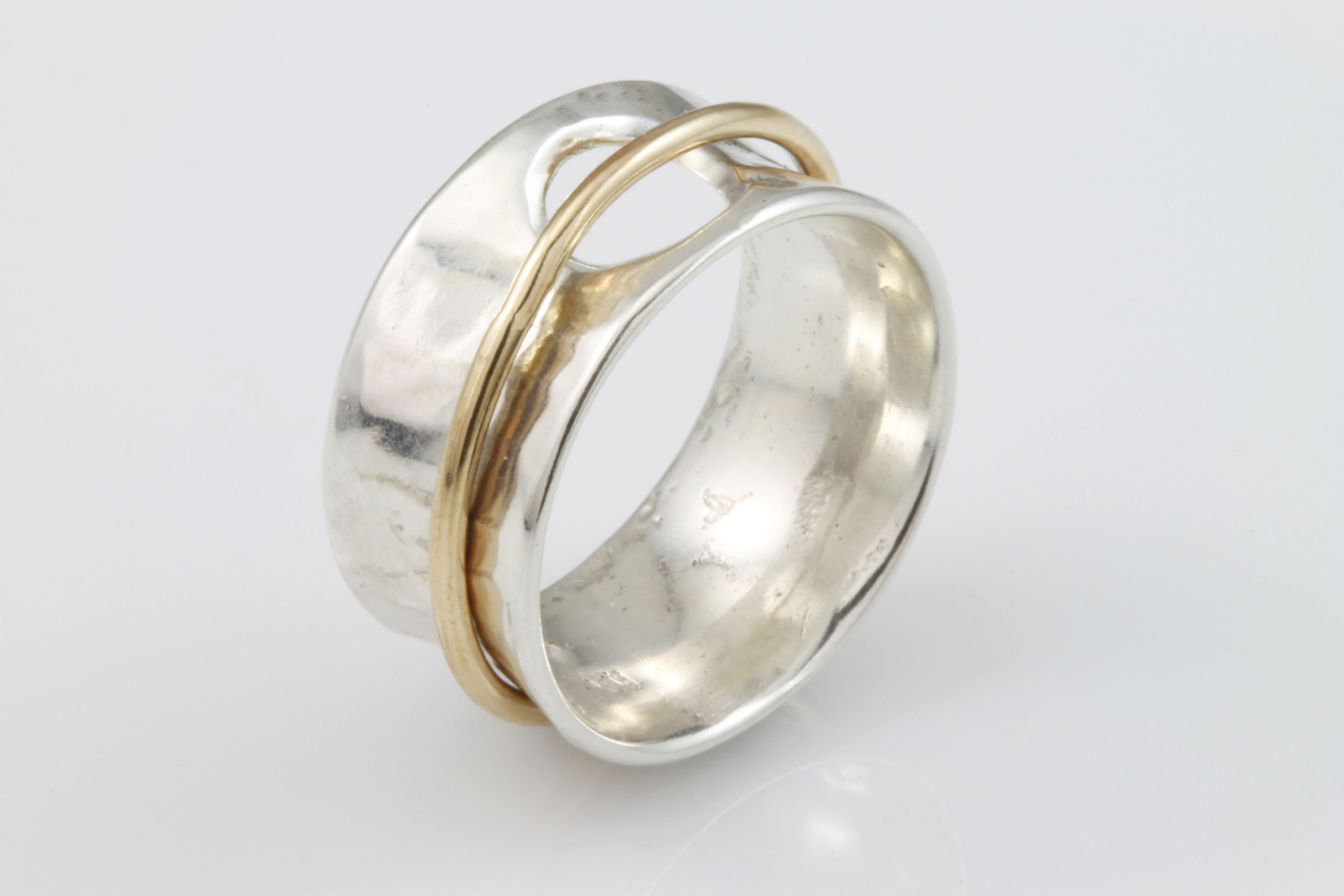 Open Circle Meditation Ring Sterling Silver Ring Sterling - Etsy UK