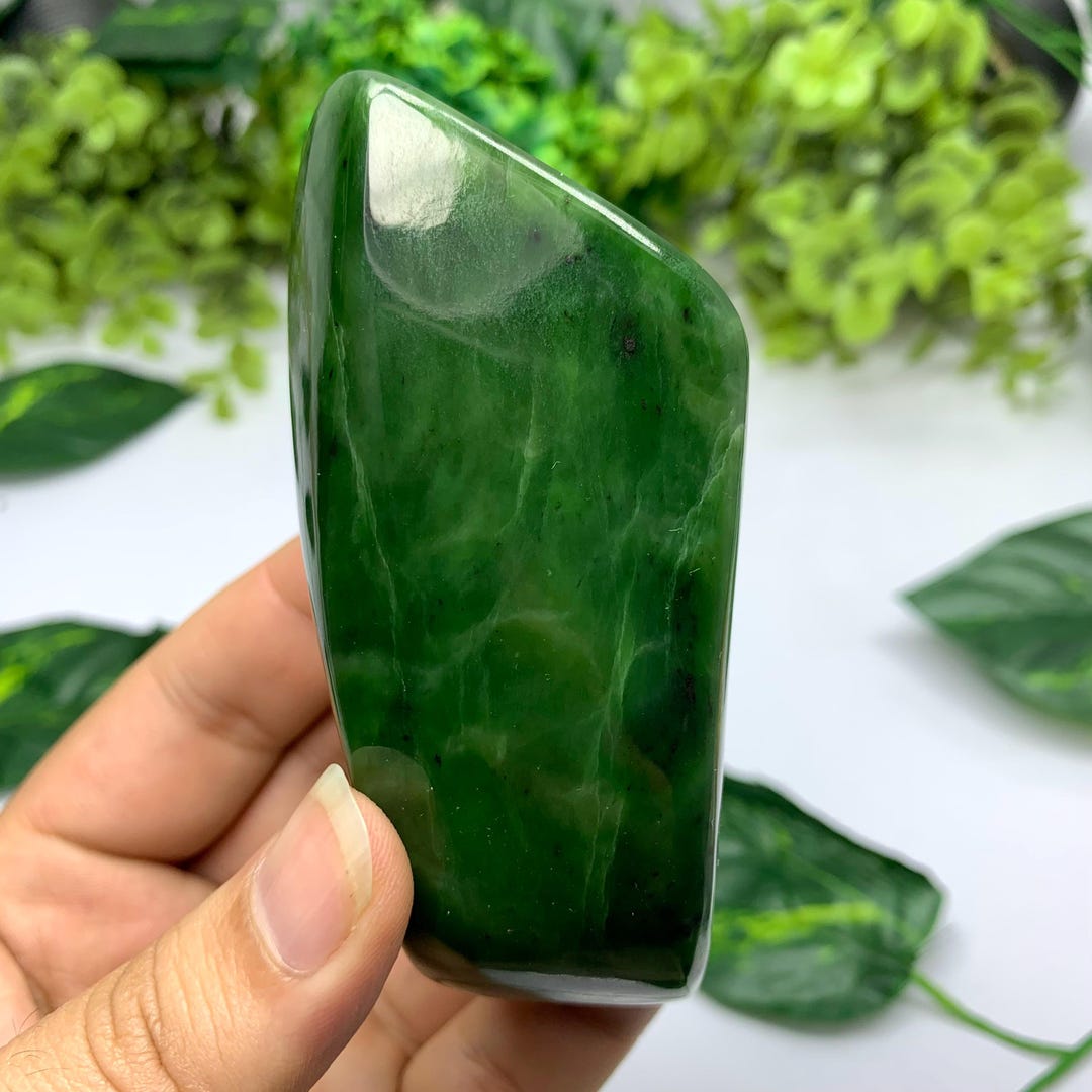 330g Beautiful Green Nephrite Jade, Nephrite Jade, Nephrite Display ...