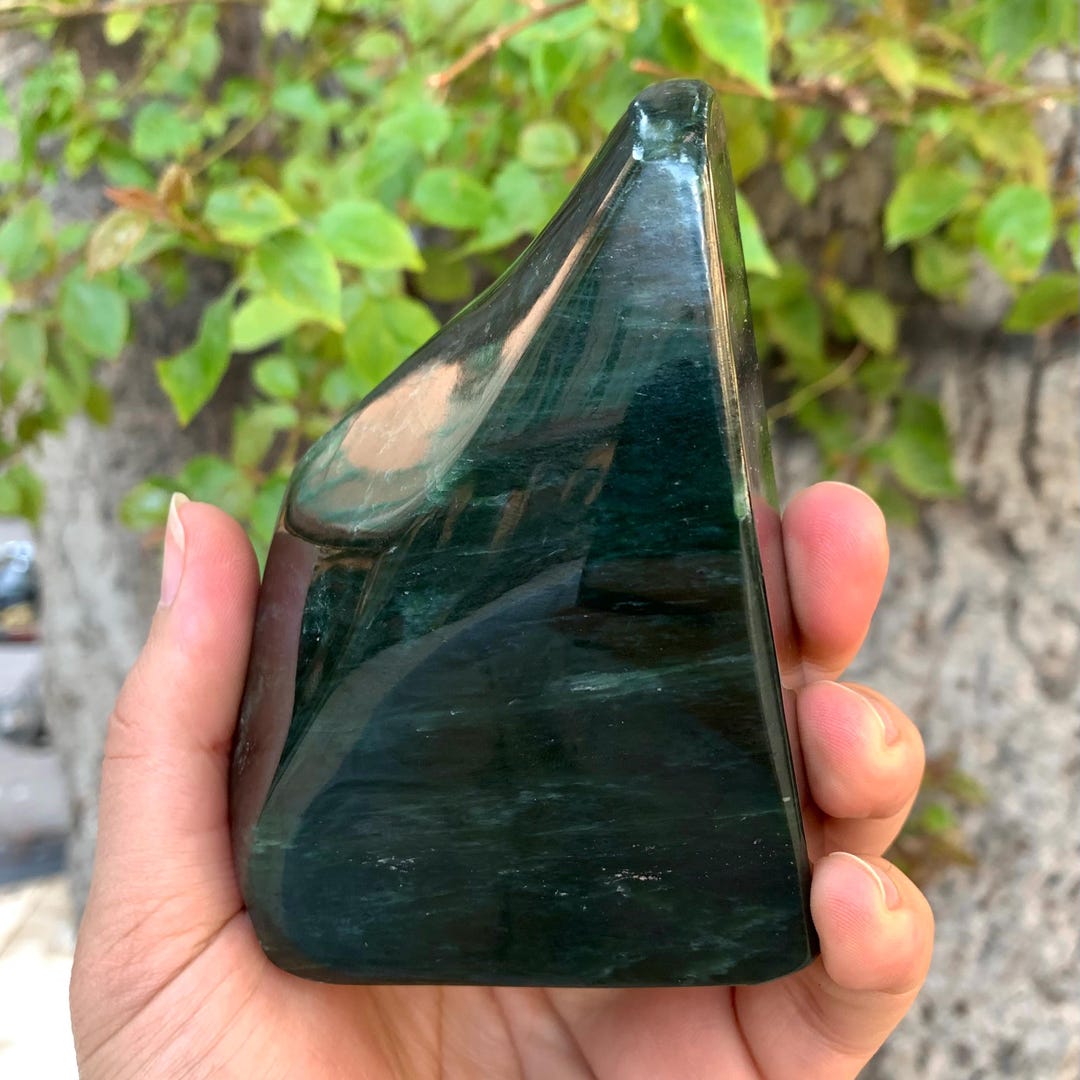 625g Best Quality Dark Green Nephrite Jade, Nephrite Jade, Nephrite ...