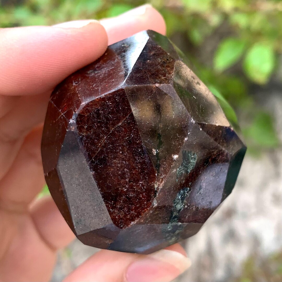 195g Best Quality Red Almandine Faceted Garnet, Faceted Red Garnet ...