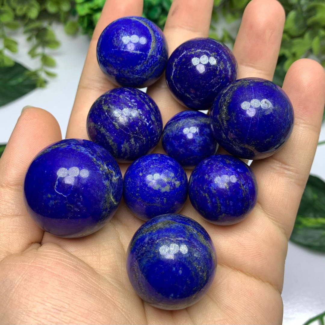 Beautiful Blue Lapis Lazuli Sphere, Lapis Crystal Sphere, Lapis Blue ...