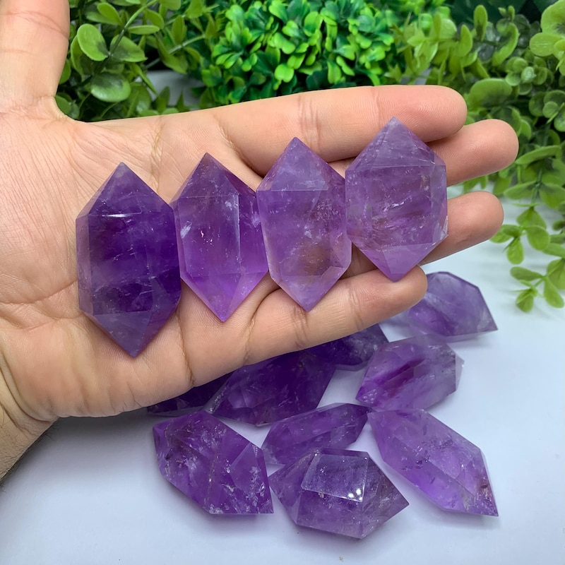 Purple Crystal Points - Etsy