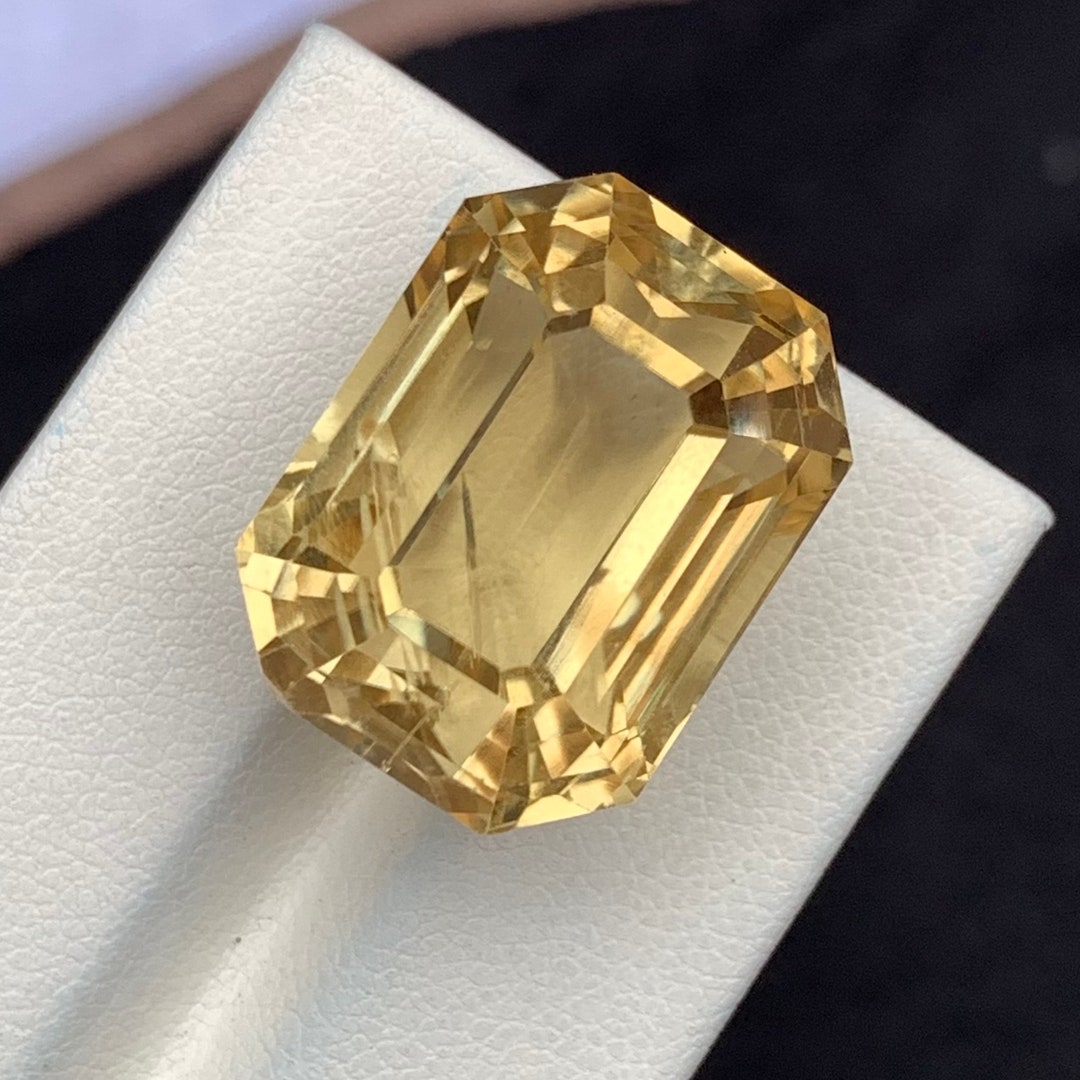 54 Carats Natural Golden Yellow Kunzite Gemstone, Kunzite Gemstone ...